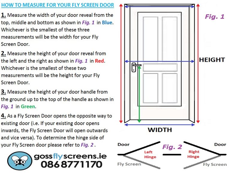 Nuova Hinged Screen Door - Goss Flyscreens