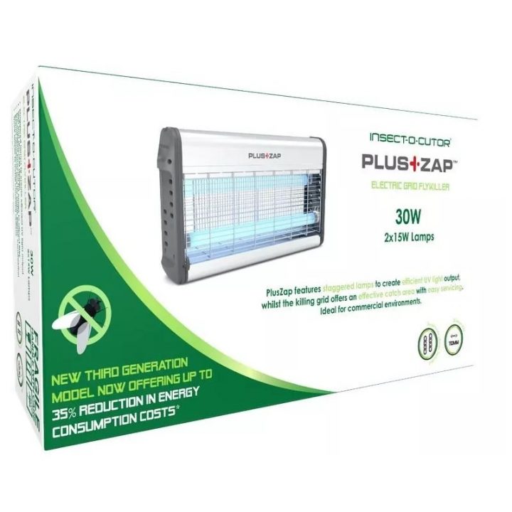PLUSZAP 30watt Aluminum Electric Fly Killer - Goss Flyscreens